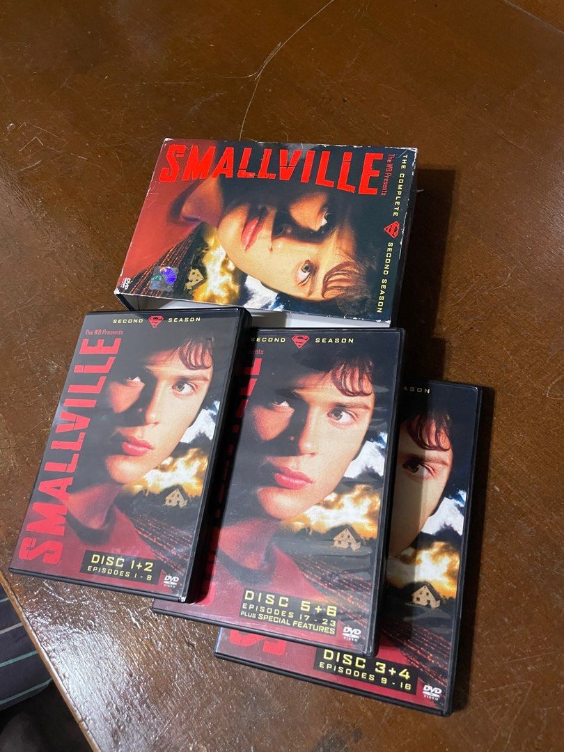SMALLVILLE WARNER BROS. DVD BOXSET SECOND SEASON COMPLETE ( Episode 1 ...