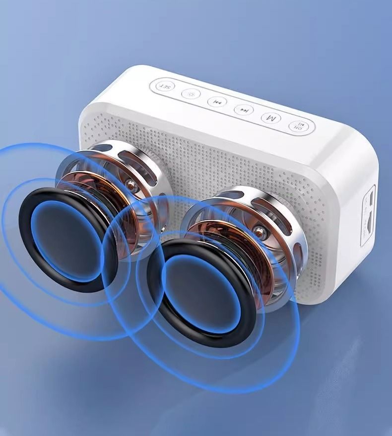 Smart AI Alarm Clock Bluetooth Speaker with High Volume, Furniture ...