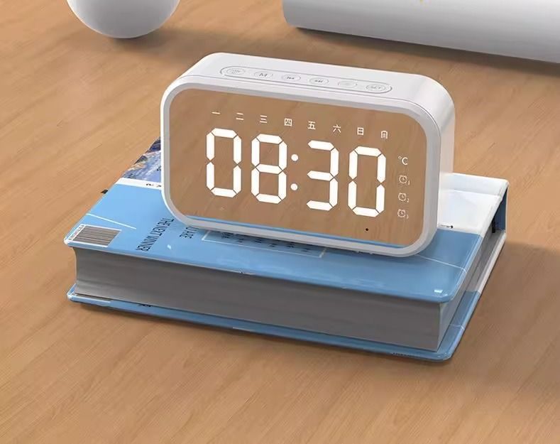 Smart AI Alarm Clock Bluetooth Speaker with High Volume, Furniture ...