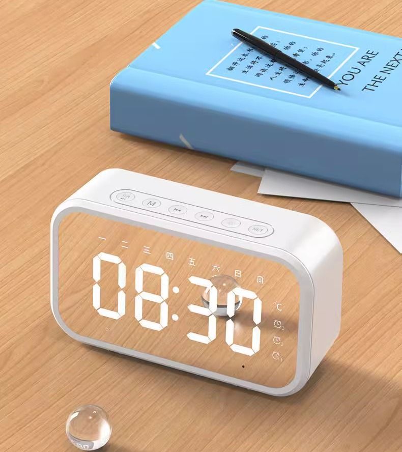 Smart AI Alarm Clock Bluetooth Speaker with High Volume, Furniture ...