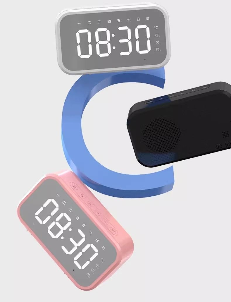 Smart AI Alarm Clock Bluetooth Speaker with High Volume, Furniture ...