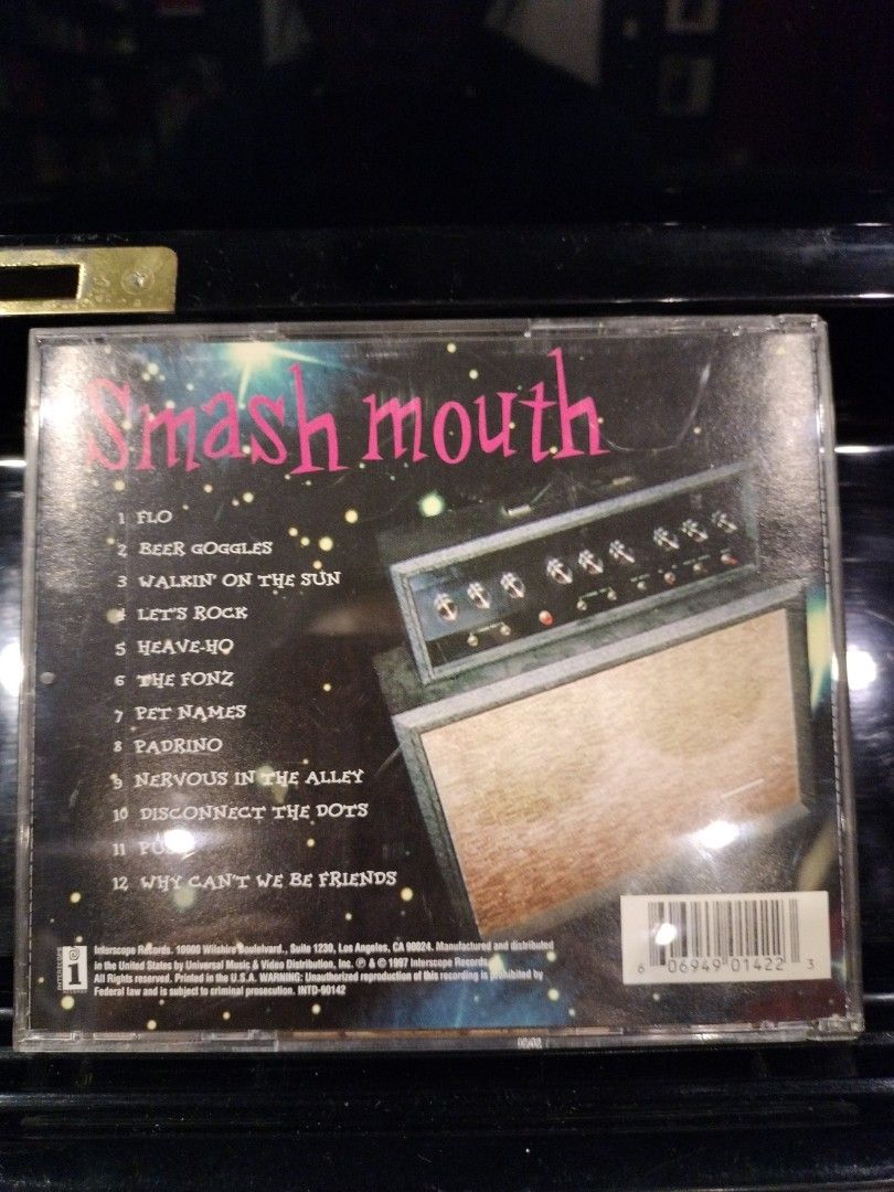 Smash Mouth Fush Yu Mang original CD, Hobbies & Toys, Music & Media ...