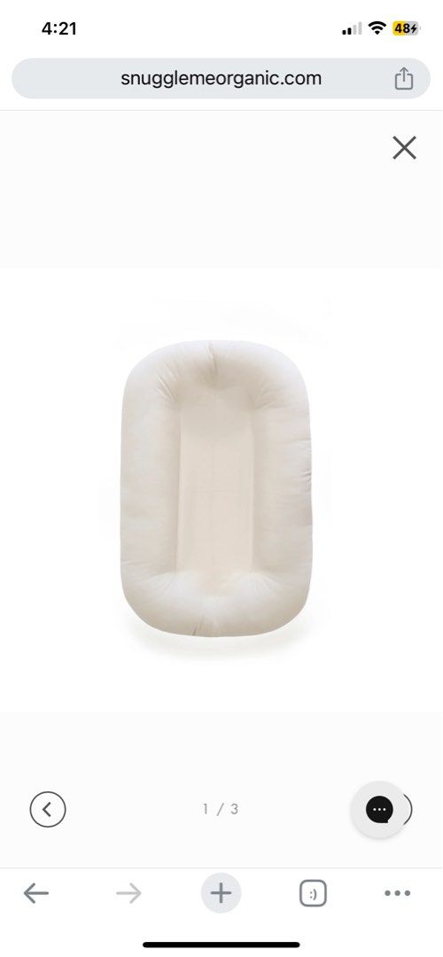 Snuggle me natural with 1 cover, Babies & Kids, Baby Nursery & Kids ...