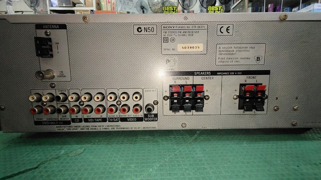 Sony AVR Amplifier, TV & Home Appliances, TV & Entertainment ...
