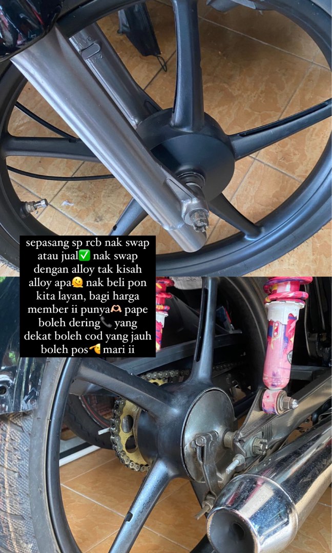 SP WAVE100 RCB, Motorbikes on Carousell