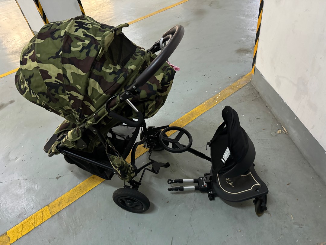 Special edition Bathing Ape X Airbuggy Coco Brake Ex Safari + 2way board, 兒童＆孕婦用品, 外出用品, 外出用品 ...