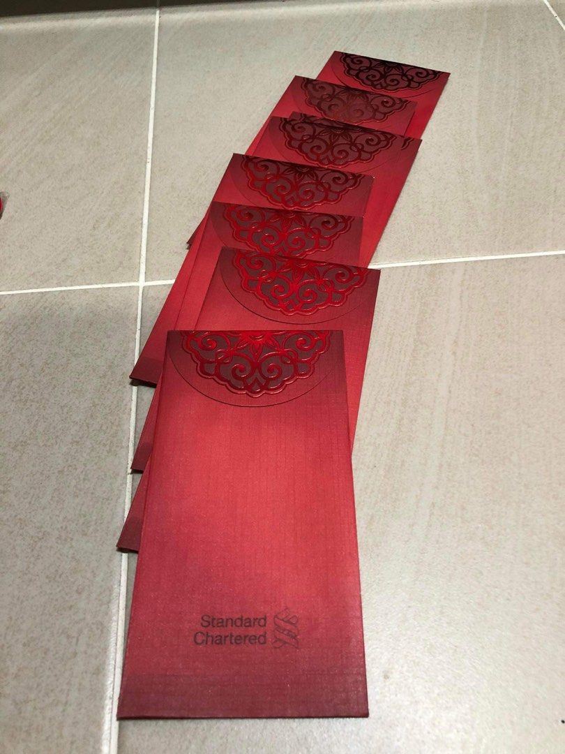 Standard Chartered Red Packet CNY Red Packet, Hobbies & Toys ...