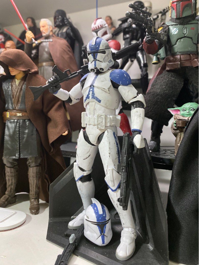 Star Wars Black Series Custom 501st Clone trooper, Hobbies & Toys, Toys ...