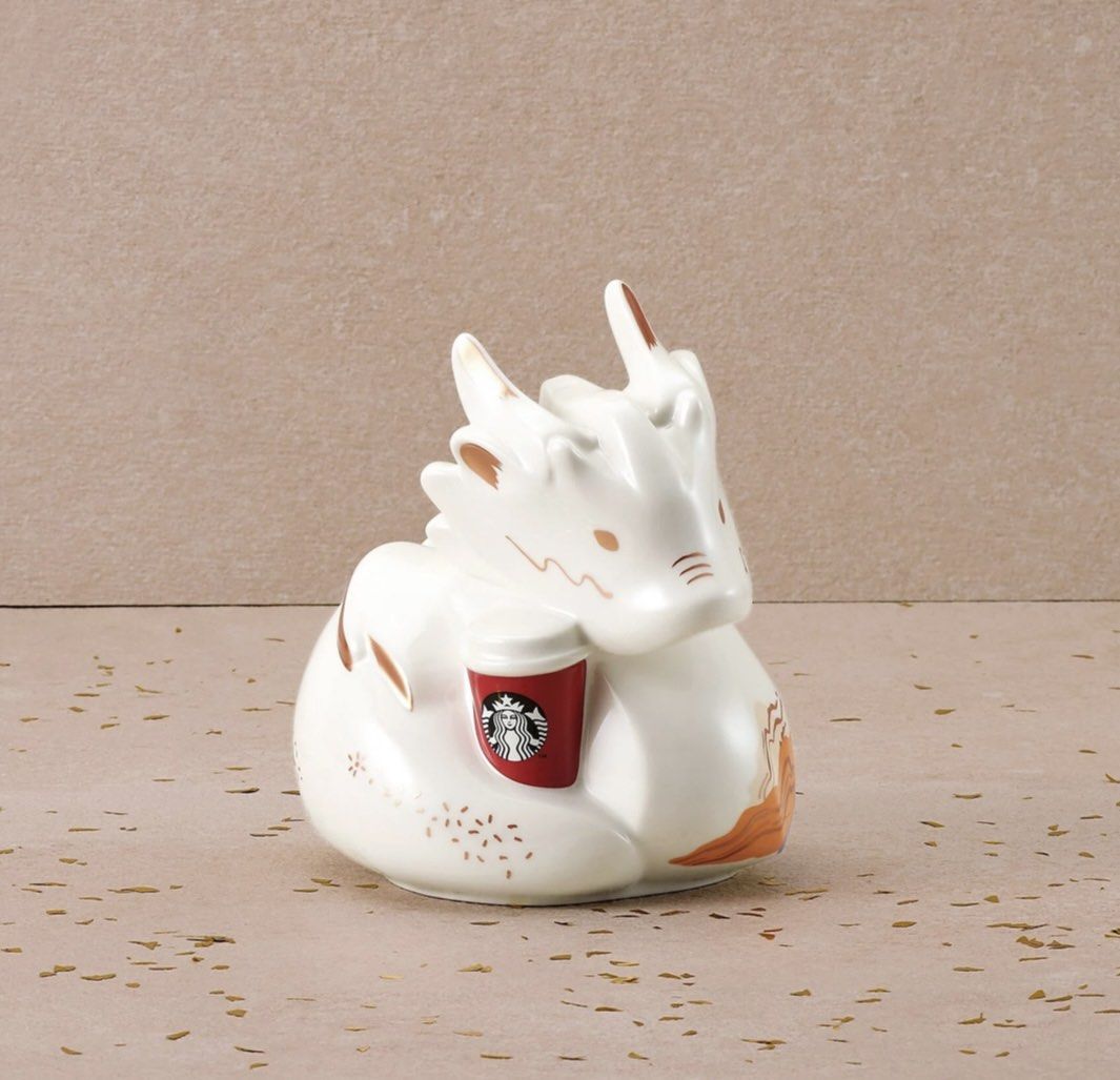 Starbucks Year of the Guardian Dragon Coin Bank (Authentic), Hobbies ...