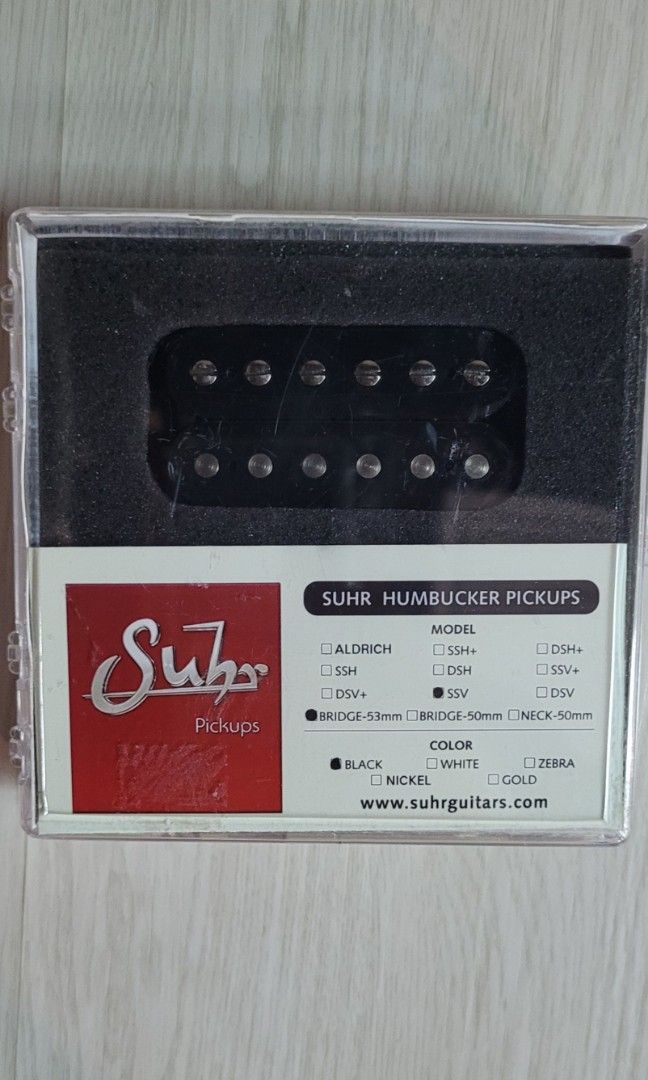 Suhr SSV Bridge 53 Humbucker Pickup, Hobbies & Toys, Music & Media ...