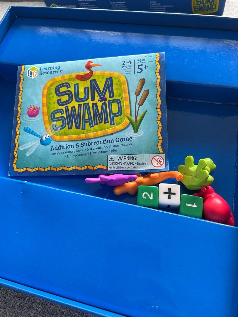 Sum Swamp board game, Hobbies & Toys, Toys & Games on Carousell