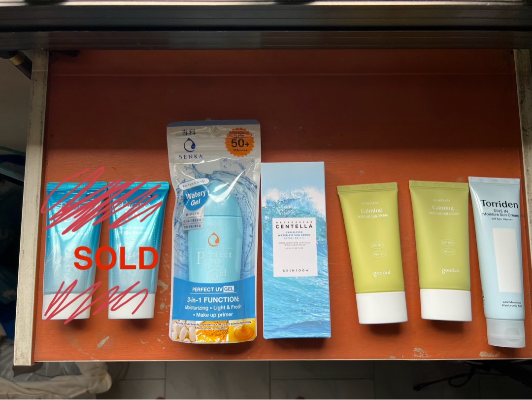 Sunscreens assorted brands Goodal Torriden SKIN1004 Senka, Beauty ...