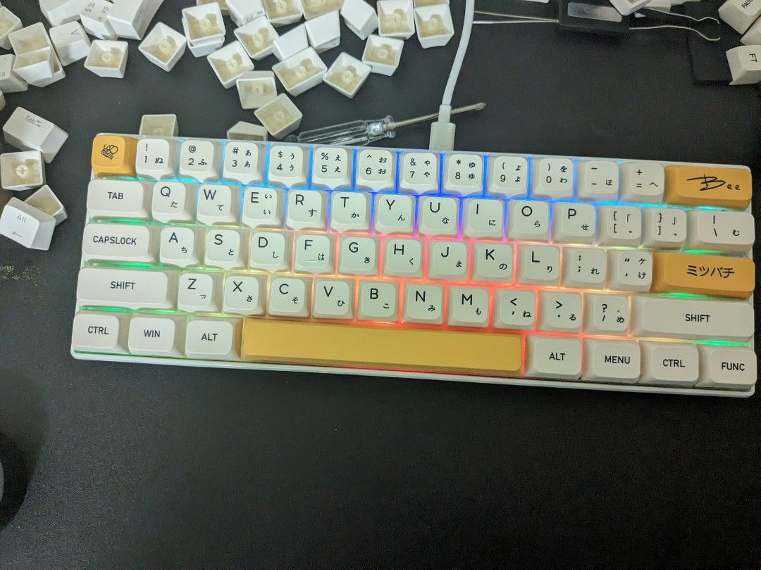 SUPER CREAMY keyboards best for fast typing and fps gaming. rk61/gk61 ...