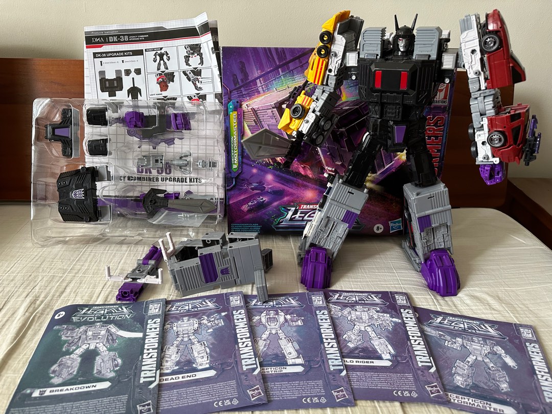 Takaratomy Legacy Menasor combiner with DK-38 DNA Upgrade Kit, Hobbies ...