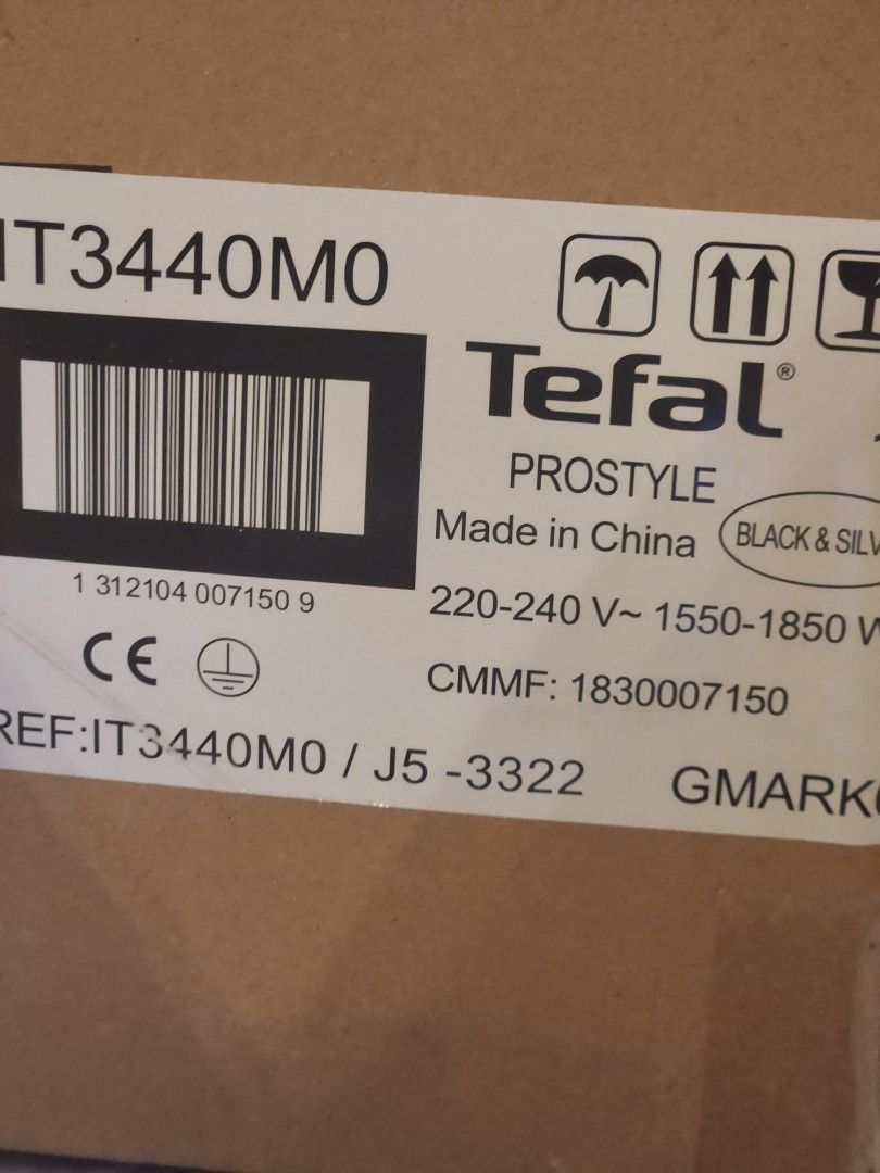 Tefal steam iron ITO3440M0, TV & Home Appliances, Irons & Steamers on ...