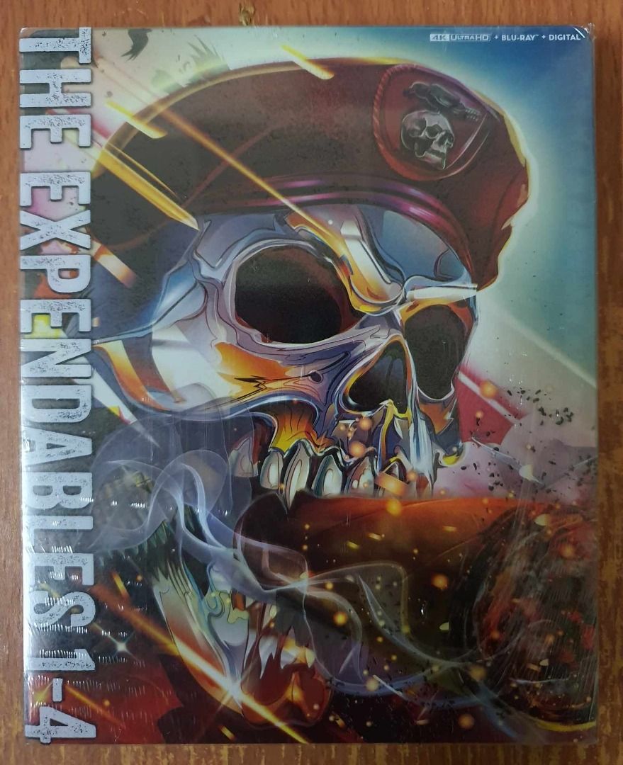 The Expendables 1-4 Walmart Exclusive Steelbook [4K Ultra HD + Bluray ...