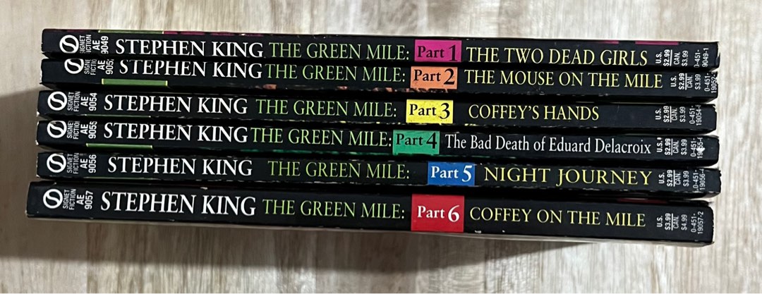 The Green Mile Book Series - Stephen King, Hobbies & Toys, Books ...