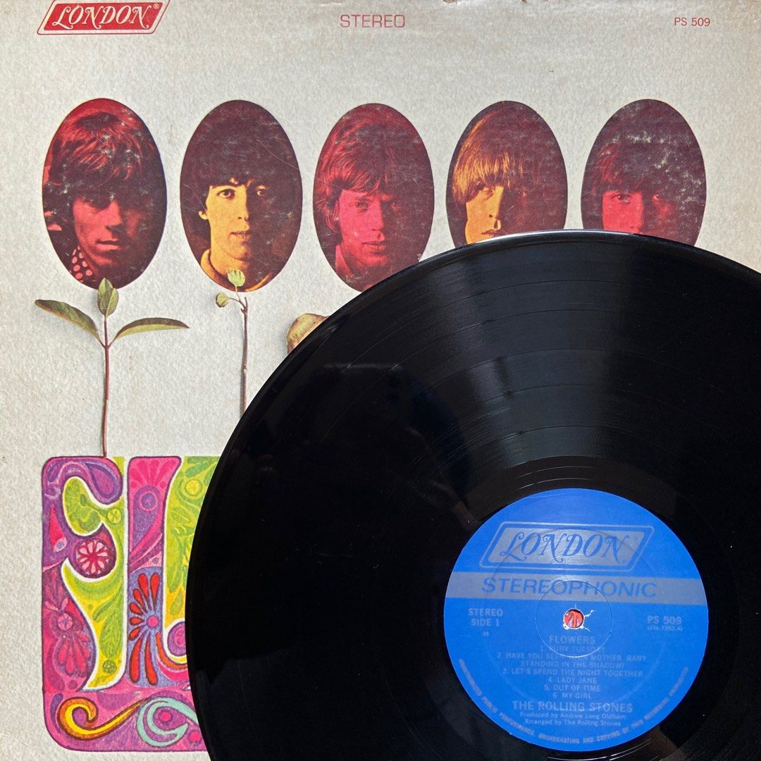 The Rolling Stones - Flowers (VINYL RECORD LP), Hobbies & Toys, Music & Media, Vinyls on Carousell