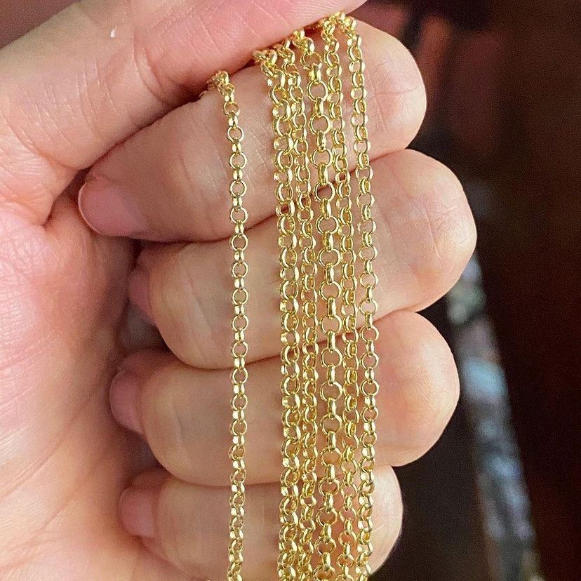 Thicker TAUCO CHAINS - 3.25 grams, 20”, 2.2mm wide, Women's Fashion ...