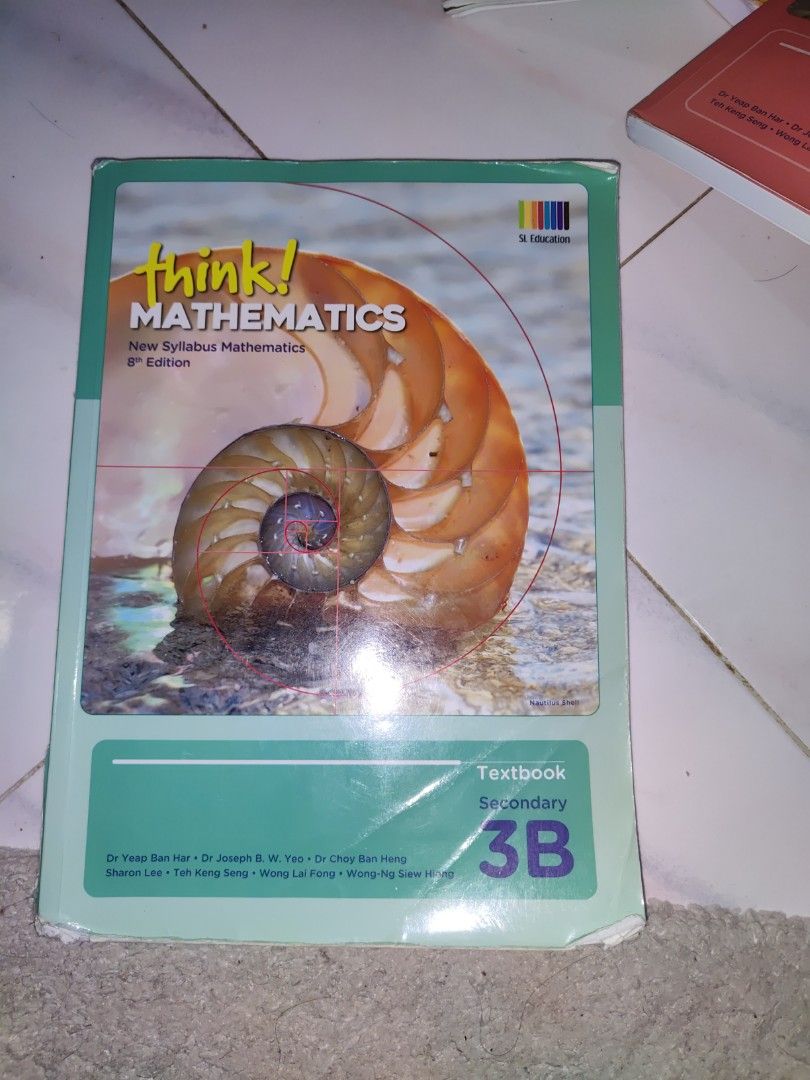 Think! Mathematics sec 3B texbook, Hobbies & Toys, Books & Magazines ...