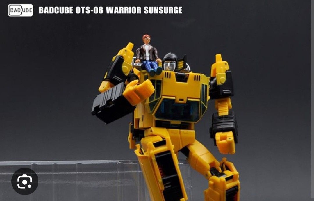 Transformers Badcube Sunsurge (MP Masterpiece Scale Sunstreaker ...