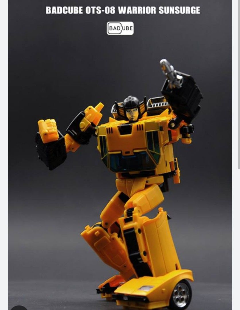 Transformers Badcube Sunsurge (MP Masterpiece Scale Sunstreaker ...