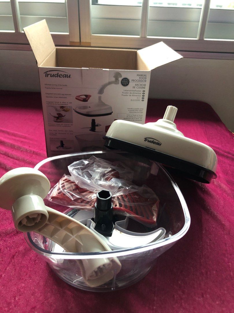 Trudeau 1889 food processor, Furniture & Home Living, Kitchenware ...
