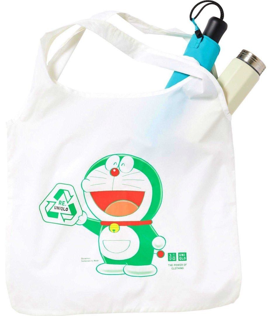 Uniqlo doraemon Recycle bag, Women's Fashion, Bags & Wallets, Tote Bags on Carousell