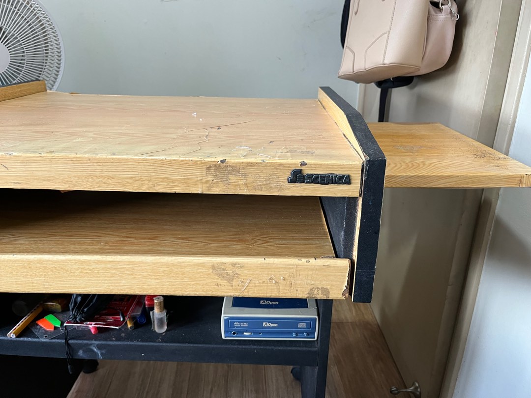 Used Computer Table, Furniture & Home Living, Furniture, Tables & Sets ...