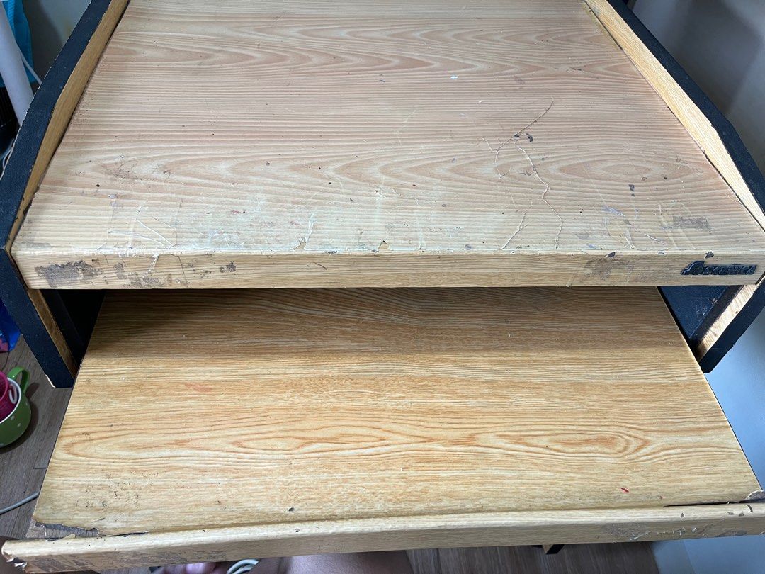 Used Computer Table, Furniture & Home Living, Furniture, Tables & Sets ...