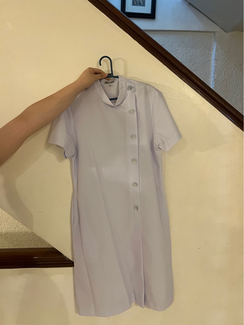 UST MedTech Type A Chinese Collar Uniform, Women's Fashion, Dresses ...