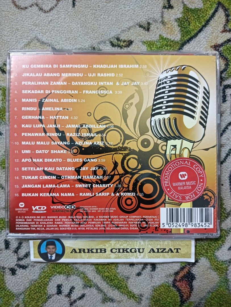 VCD MTV KARAOKE SUKARIA VOL.1, Hobbies & Toys, Music & Media, CDs ...