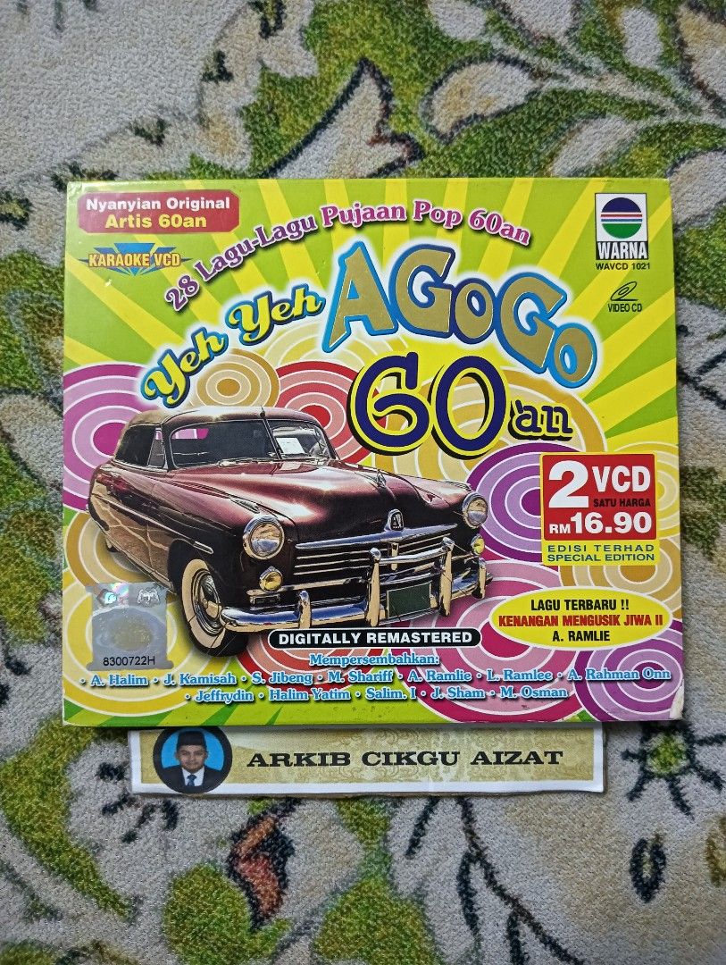 VCD MTV KARAOKE YEH YEH AGO GO 60-AN, Hobbies & Toys, Music & Media ...