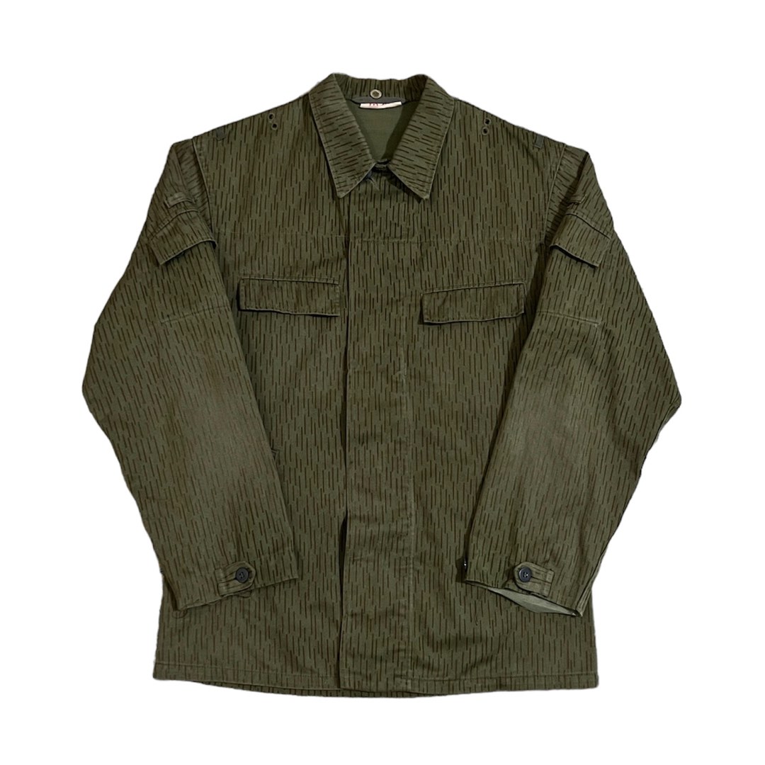 VINTAGE 70’s EAST GERMAN ARMY RAINDROP CAMO JUNGLE FIELD MILITARY ...