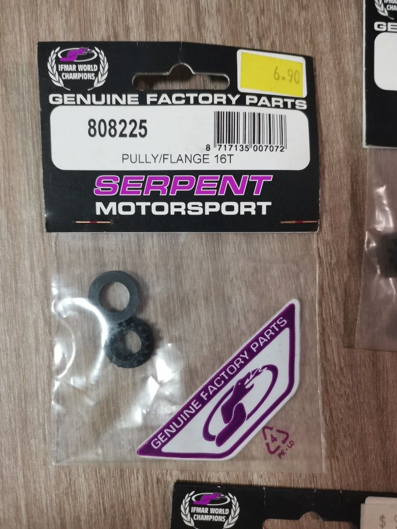 Vintage NIP Serpent 1/10 Impulse nitro touring car misc parts, Hobbies ...
