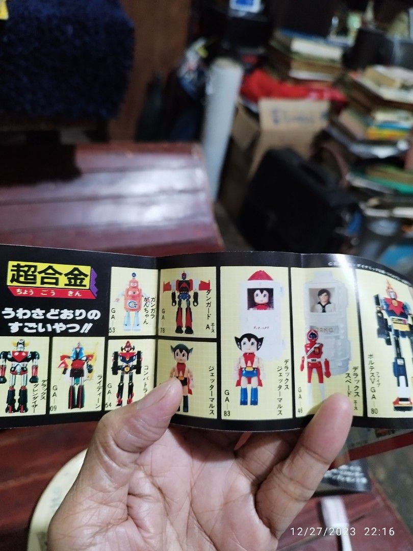 Vintage Popy Voltes V Dx manuals Japan chogokin Godakin superlaloy ...