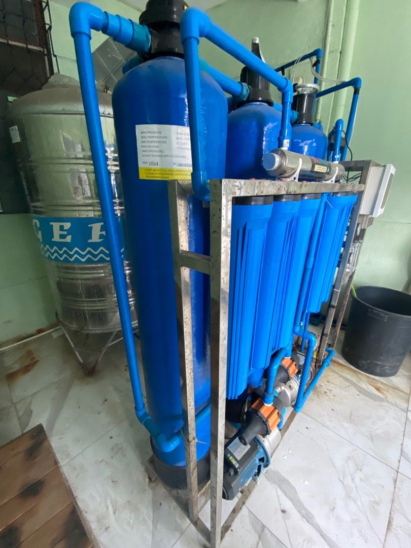 Water Refilling Station (Machine and Tanks), Commercial & Industrial ...