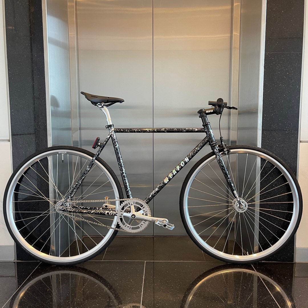 Weapon fixie/frame set $270/complete bike $550/brand new bike/single ...