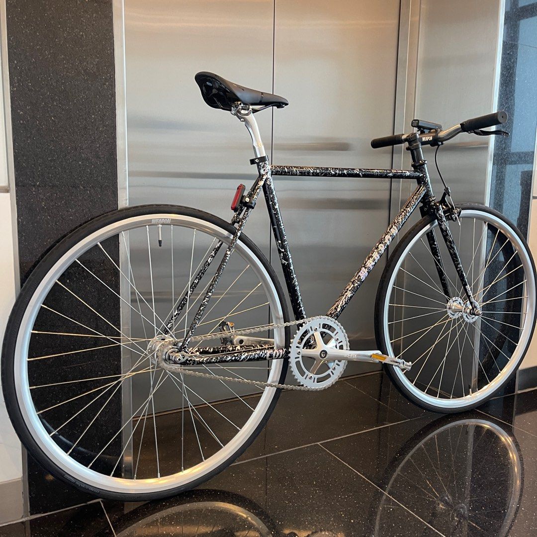 Weapon fixie/frame set $270/complete bike $550/brand new bike/single ...