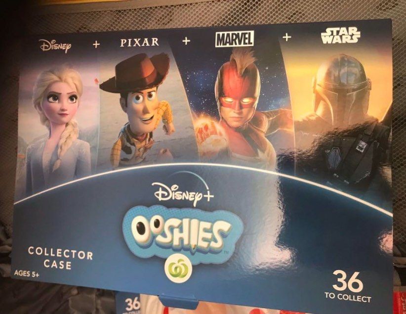 Woolworths Disney + Ooshies Collector Case for 36 toys. Disney, Pixar ...