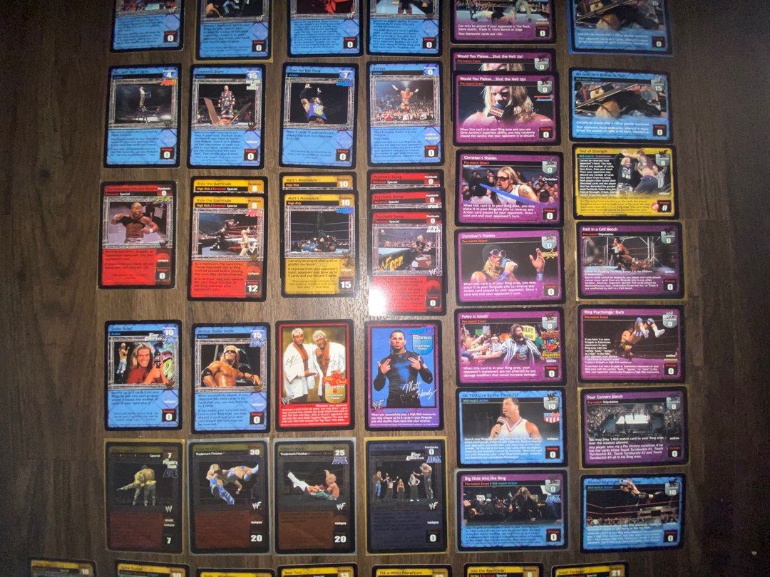 WWE WWF Cards, Hobbies & Toys, Toys & Games on Carousell