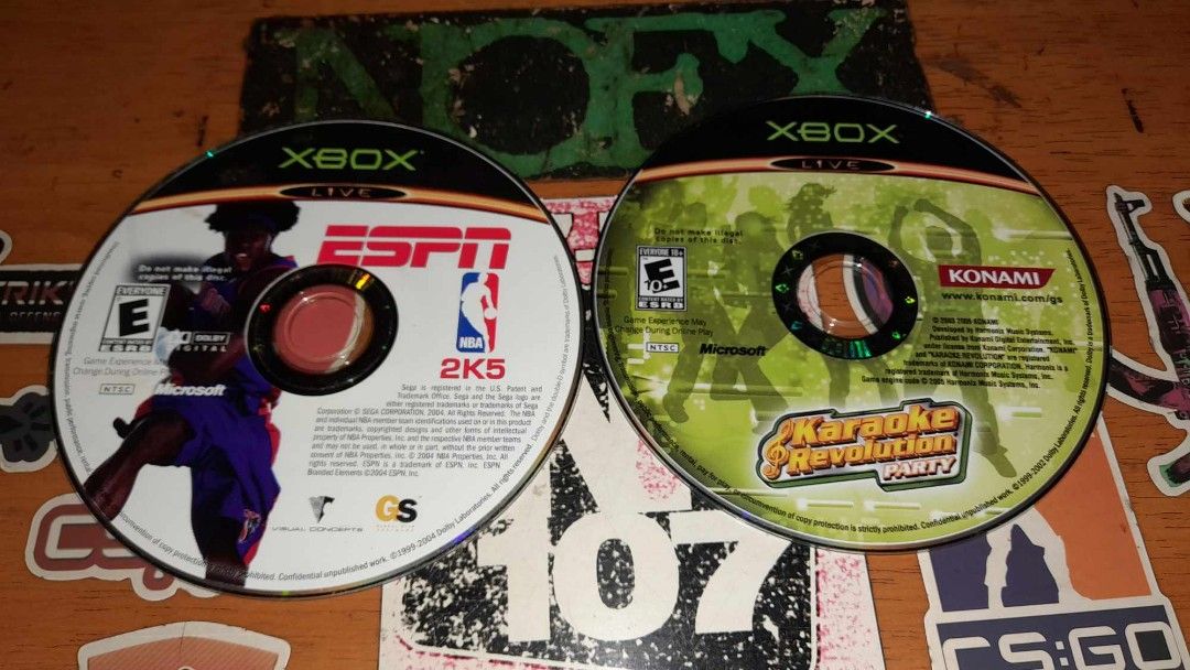 Xbox OG original 1st gen 7 games & 1 controller sega gt jet set radio ...