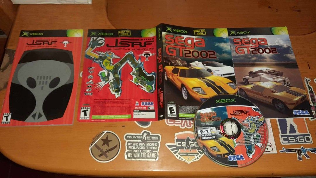 Xbox OG original 1st gen 7 games & 1 controller sega gt jet set radio ...