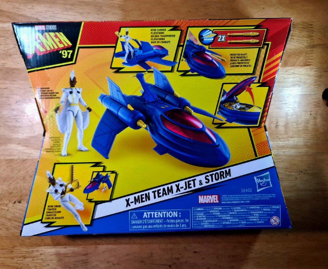 BRAND NEW! X-Men X-Jet with Storm 1:18 scale (3.75), Hobbies & Toys ...