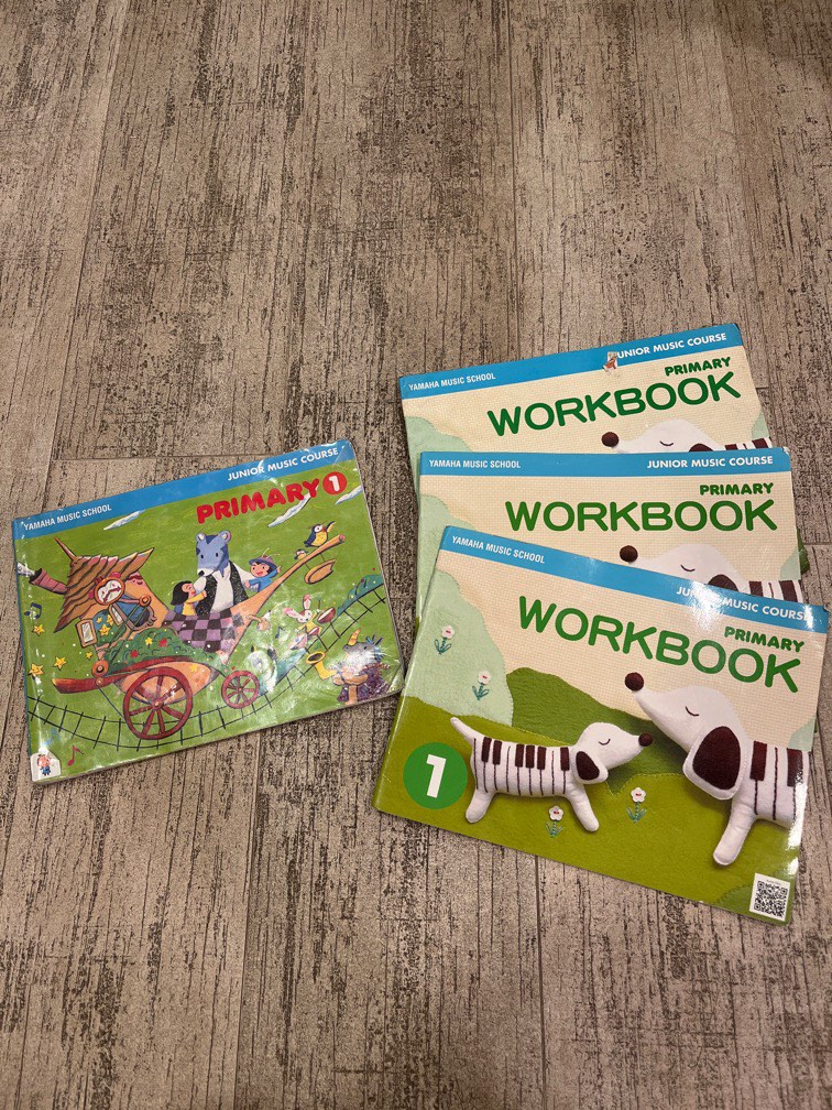 Yamaha Primary 1 Textbook + Workbooks!, Hobbies & Toys, Books ...