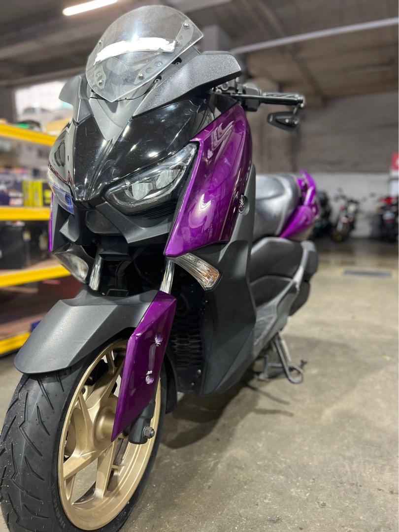 Yamaha Xmax 300 Purple Rental, Motorcycles, Motorcycle Rental on Carousell