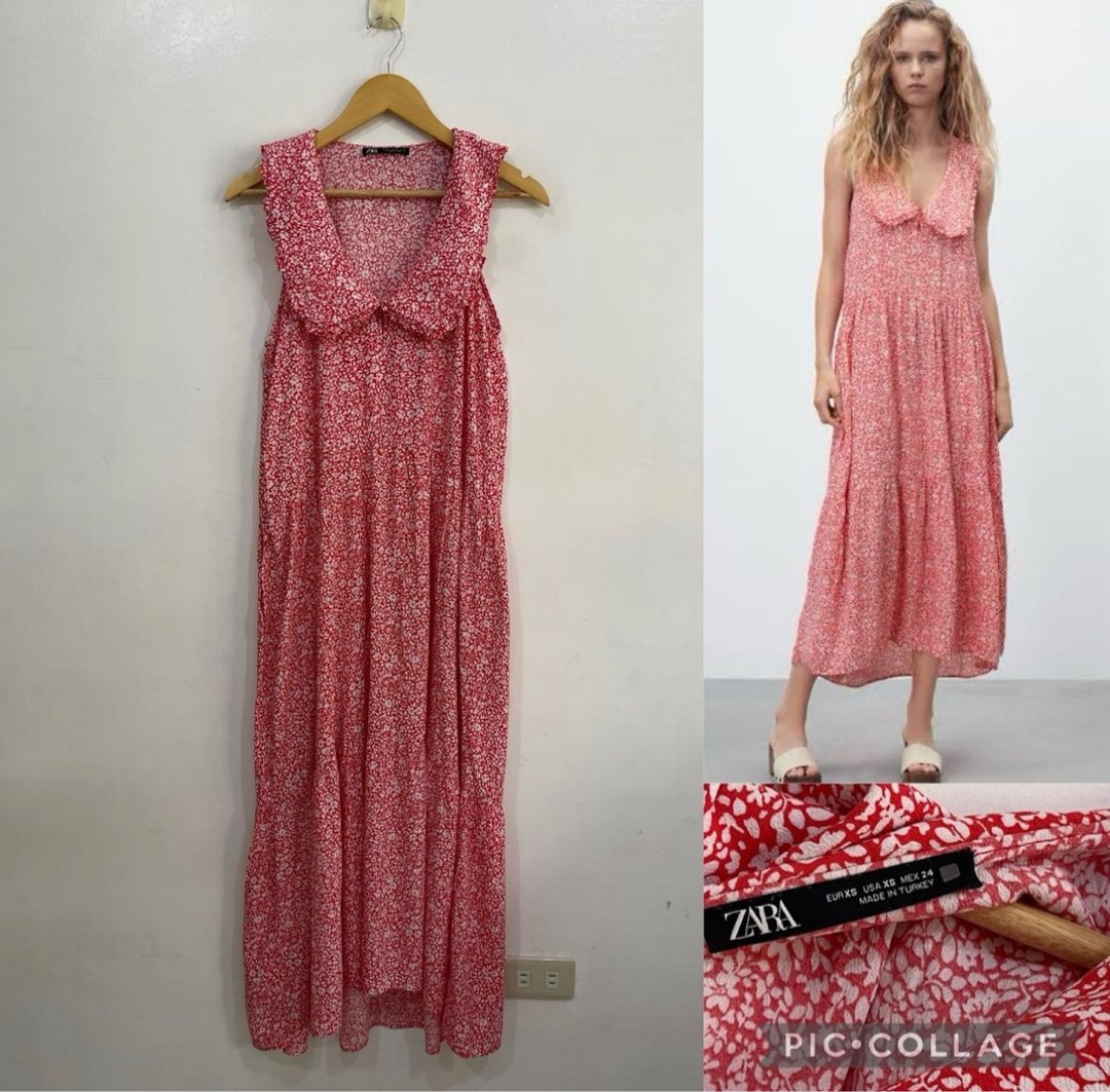 Zara Maxi Floral Dress, Women's Fashion, Dresses & Sets, Dresses on ...