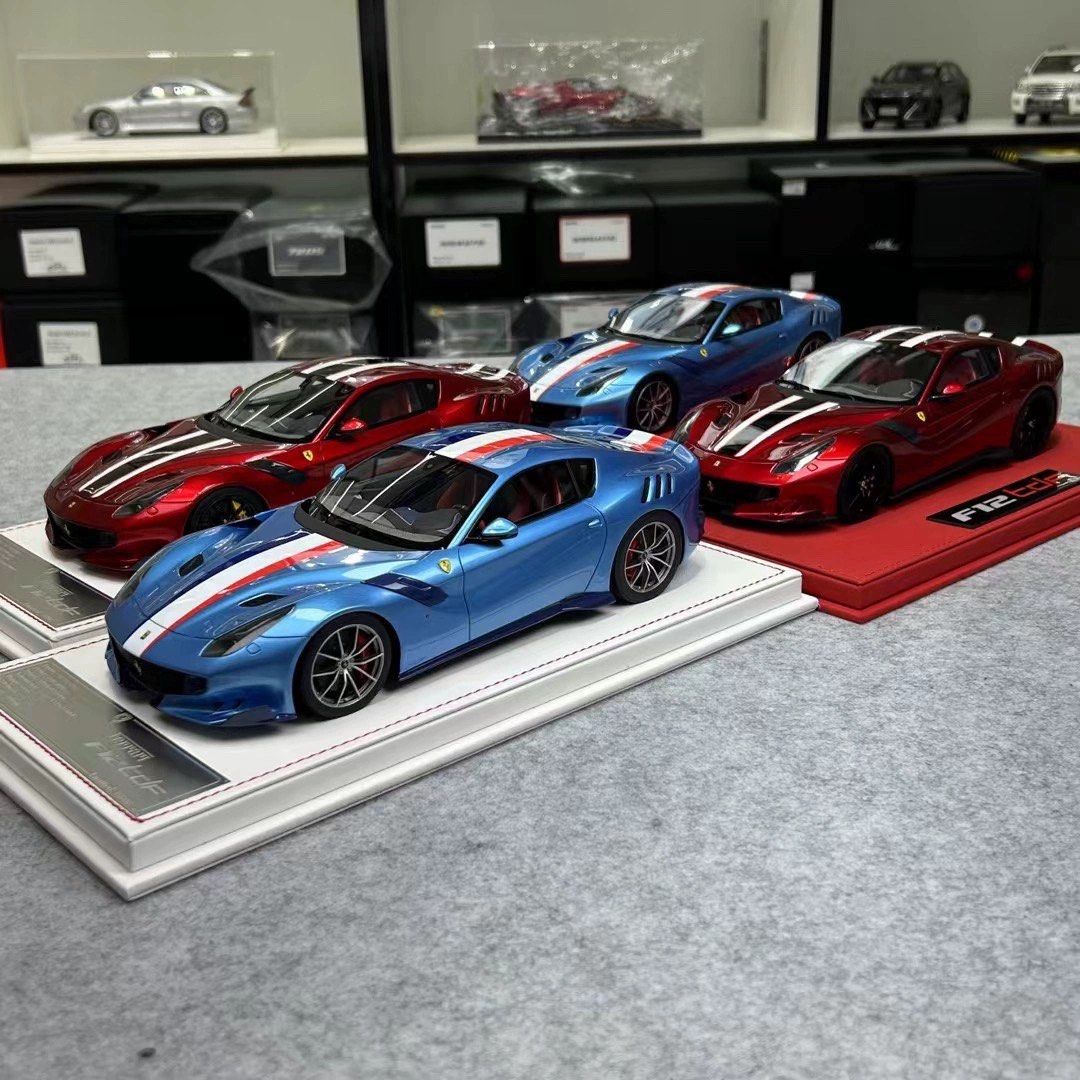 1/18 FC Model Ferrari F12 TDF (come with display case) - Metallic Red ...