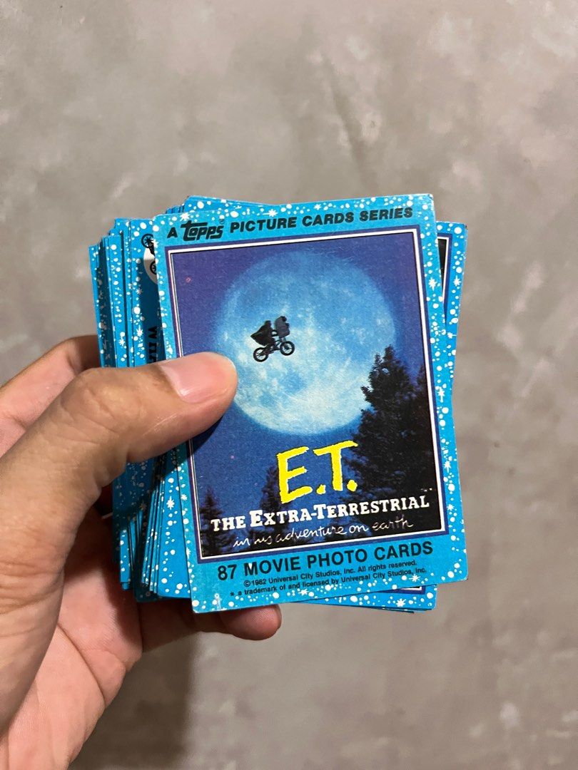 1982 ET Movie Photo Cards Full Set of 87 Cards, Hobbies & Toys ...