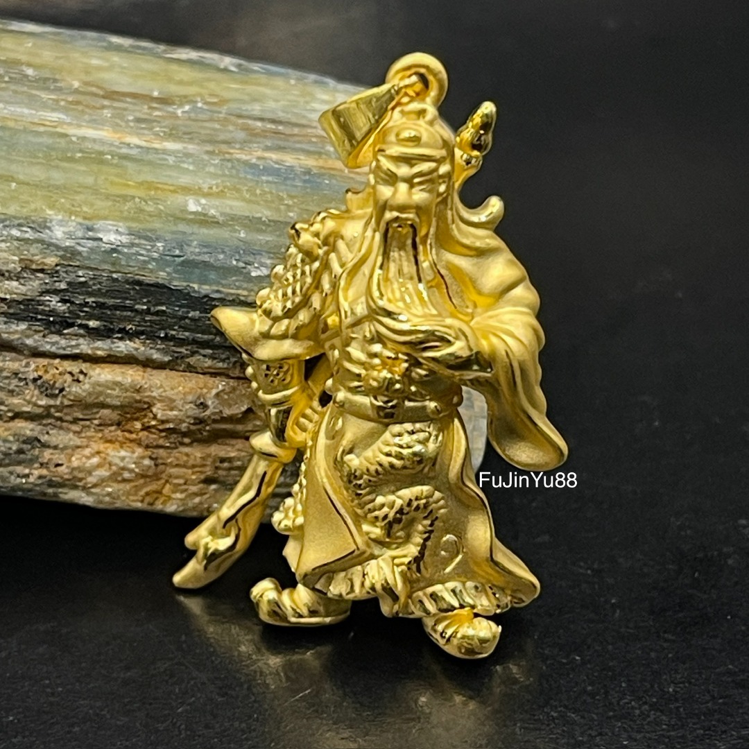 24k Gold Pendant - Emblem of Fortune and Protector Against Adversity ...